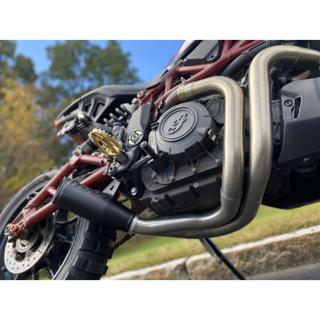 Low Mount Sport Edition Race Exhaust - FTR1200 FTR1200S FTR1200 Sport